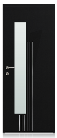 Porte d'entrée aluminium - Collection Surface - K•LINE